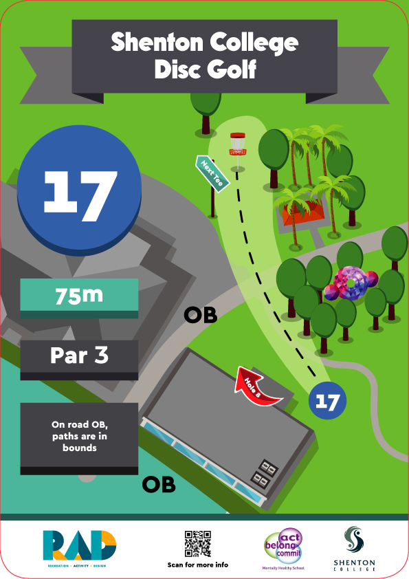 Shenton College Disc Golf - Hole 17 | RAD Creations